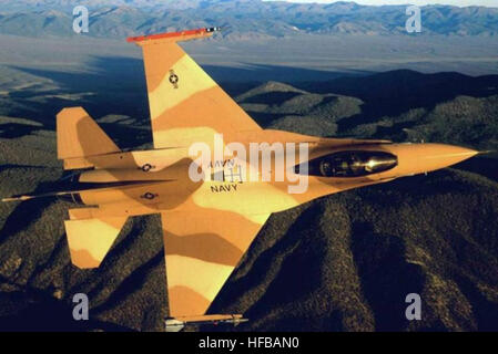 F-16A NSAWC in flight over Nevada Stock Photo - Alamy