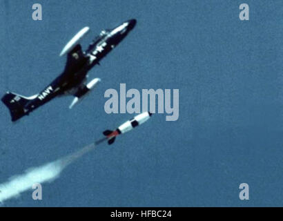 F2H firing BOAR nuclear rocket 1955 Stock Photo - Alamy