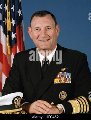 US Navy (USN) Admiral (ADM) Thomas B. Fargo, left, Commander, US ...