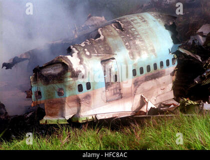 Korean Air Flight 801 wreckage Stock Photo - Alamy