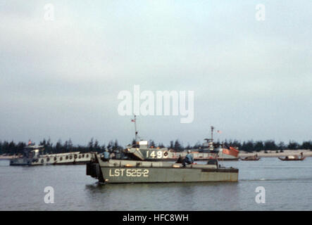In 1967, Cua Viet, Vietnam, saw LST landings including USS Caroline ...