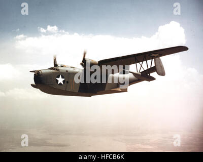 Martin PBM-3 Mariner in flight c1942 Stock Photo - Alamy