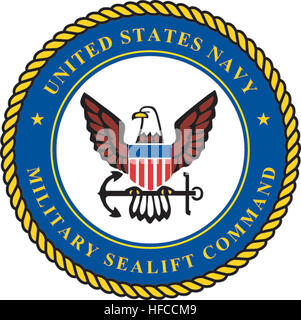 Military Sealift Command seal Stock Photo - Alamy