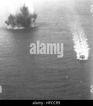 Mine explosion Operation End Sweep 9 March 1973 Stock Photo - Alamy