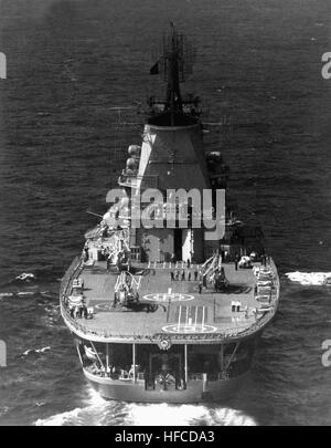 A stern view of the Soviet guided missile vertical short take-off and ...