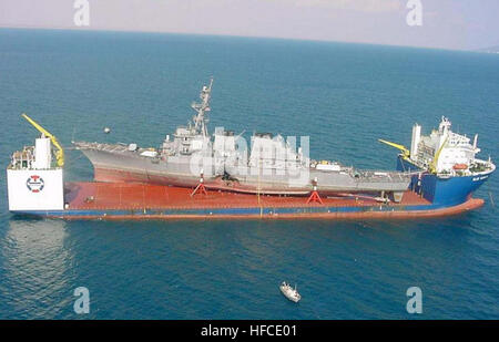 MV Blue Marlin carrying USS Cole cropped Stock Photo - Alamy
