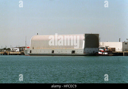 NASA transport barge 'Orion' Stock Photo - Alamy