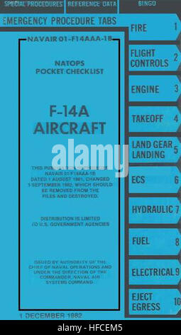 NATOPS Pocket Checklist cover Stock Photo - Alamy