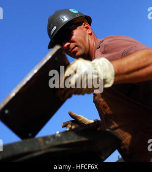 Equipment Operator 1st Class Steven Barczak, assigned to Naval Mobile ...