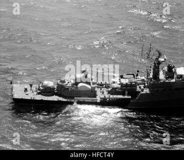 A starboard view of a Soviet Grisha V class light frigate underway ...