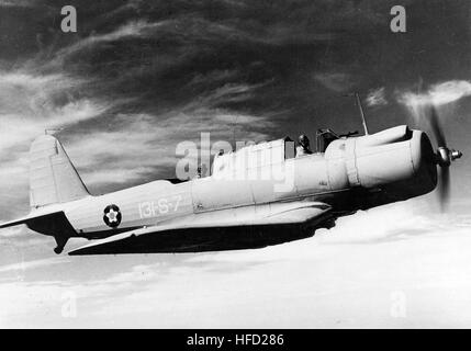 SB2U-3 VMSB-131 in flight c1941 Stock Photo - Alamy