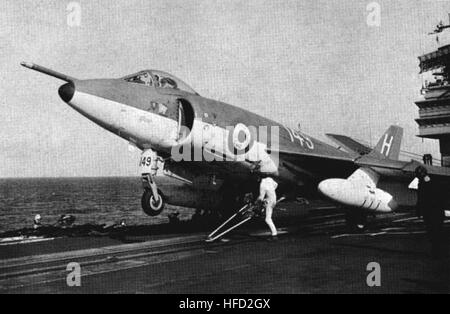 USS Forrestal (CVA-59), a fixed-wing aircraft carrier, is underway in ...