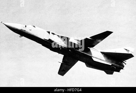 An underside view of a Soviet Su-24 Fencer aircraft. Su-24 Fencer ...