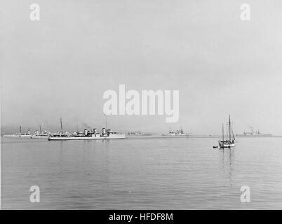 US cruisers and Peruvian ships at Callao in May 1939 Stock Photo - Alamy