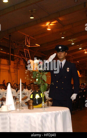 Naval Forces Japan Fire Department conducts a briefing on fire safety ...