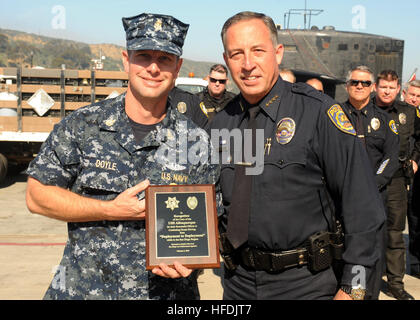Los Angeles Fire Department Chief Jamie Moore poses for a photo before ...