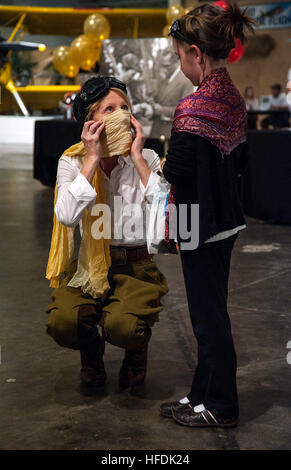 PEARL HARBOR (July 23, 2013) Sarah Hudgins, a pilot and a volunteer ...