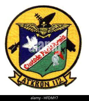 Attack Squadron 112 (US Navy) insignia c1967 Stock Photo - Alamy