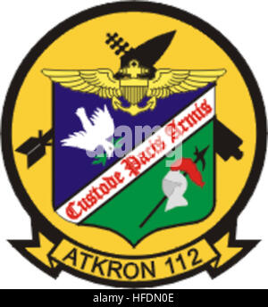 Attack Squadron 112 (US Navy) insignia c1967 Stock Photo - Alamy