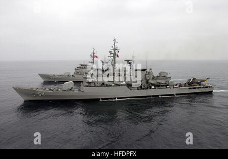 Port side view of the Peruian Carvajal (Lupo) Class (FFGHM) Frigate ...