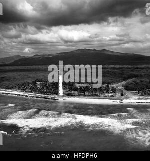 Barbers Point Lighthouse Oahu Hawaii 1952 Stock Photo - Alamy