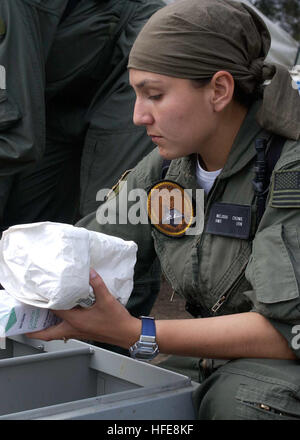 Hospital Corpsman 3rd Class Melissa Lusk, assigned to the Arleigh Burke ...