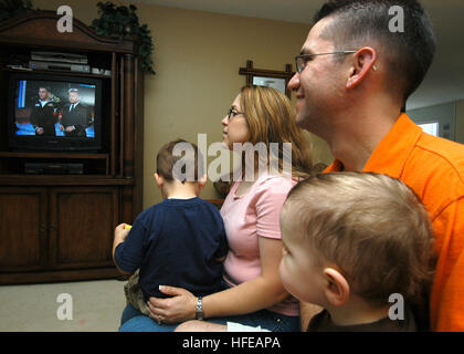 US Navy Personnelman 1st Class assigned to the Safeguard-class rescue ...
