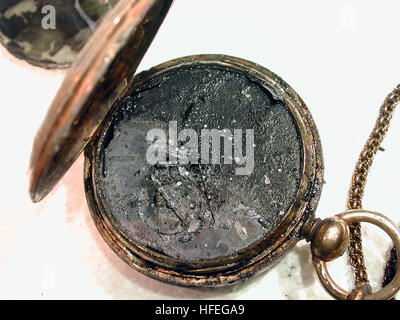US Navy The pocket watch that belonged to the commanding officer of the ...