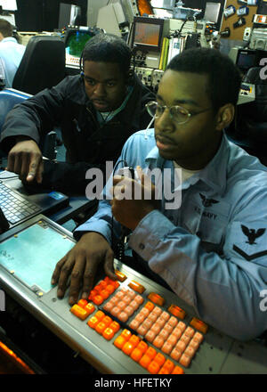 monitor flight operations, Red Sea, U.S. navy , USS Enterprise (CVN 65 ...