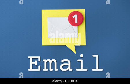 Message Notification Inbox Envelope Concept Stock Photo - Alamy