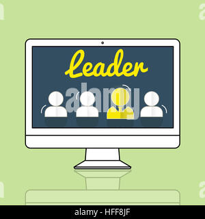Partnership Corporate Team Leader Font Concept Stock Photo - Alamy