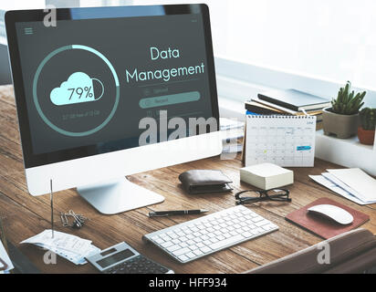 Cloud Storage Upload Interface Concept Stock Photo - Alamy