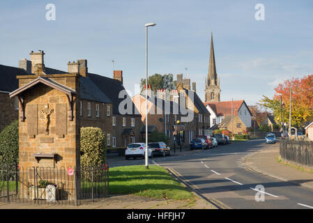 The War Memorial, Middleton Cheney, Northamptonshire, England, UK Stock ...