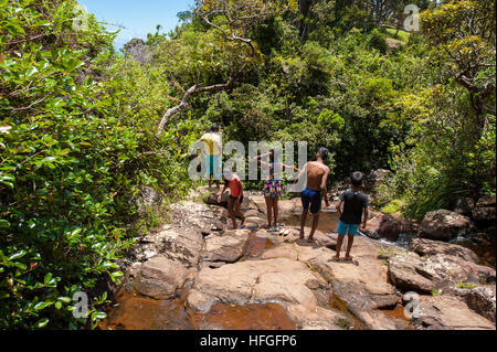 Alexandra Falls Viewpoint Stock Photo - Alamy