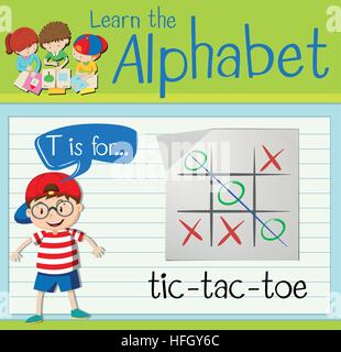 Flashcard letter T is for toe Stock Vector Image & Art - Alamy