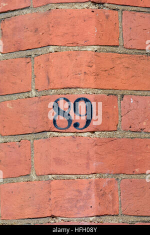 House number 89 Stock Photo - Alamy