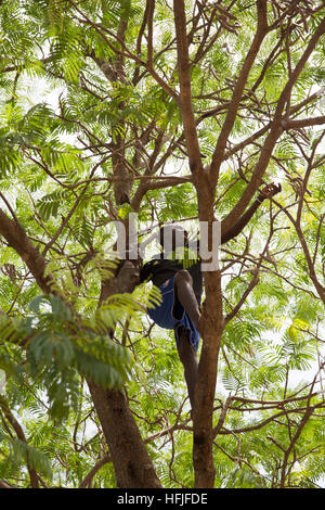 Koumban village, Guinea, 2nd May 2015; Saran Condé, 40, and Nafina ...