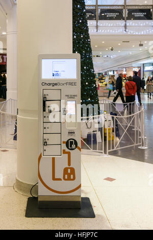 Charge Box. Free mobile phone or tablet charging box situated at ...