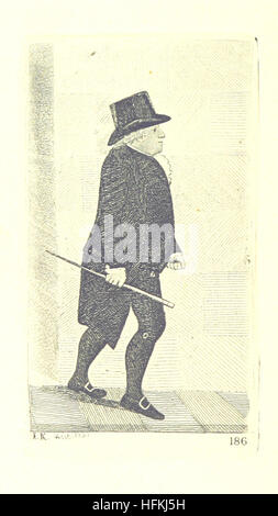 This page features a caricature etching from 'A series of original ...