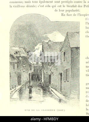 An illustrated work depicting the surroundings of Paris, featuring ...