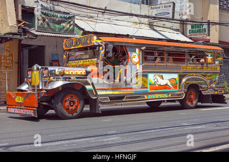 Jeepney service, Manila, Philippines Stock Photo - Alamy