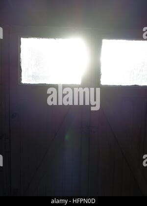 Ambient sunlight through an old window Stock Photo - Alamy