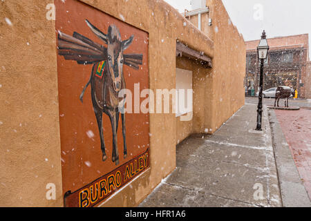 Old Burro Alley, Santa Fe, New Mexico, USA Stock Photo - Alamy