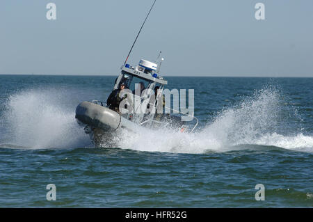 US Navy Secure All-Around Floatation Equipped boat assigned to Mobile ...