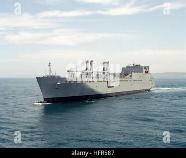 A port bow view of the Military Sealift Command's Antarctic research ...