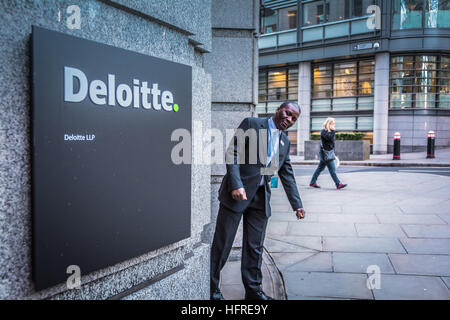 Deloitte HQ London. Deloitte UK and North West Europe headquarters at 1 ...