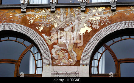 The Cimberlani House designed by Art Nouveau architect Paul Hankar ...