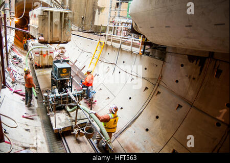 The East Side Big Pipe is a large sewer line and tunnel in Portland in ...