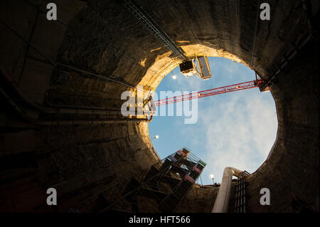 The East Side Big Pipe is a large sewer line and tunnel in Portland in ...