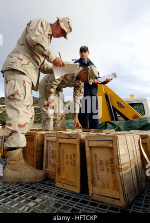Alpha Team of Embarked Security Detachment 223 embarks aboard MSC ...